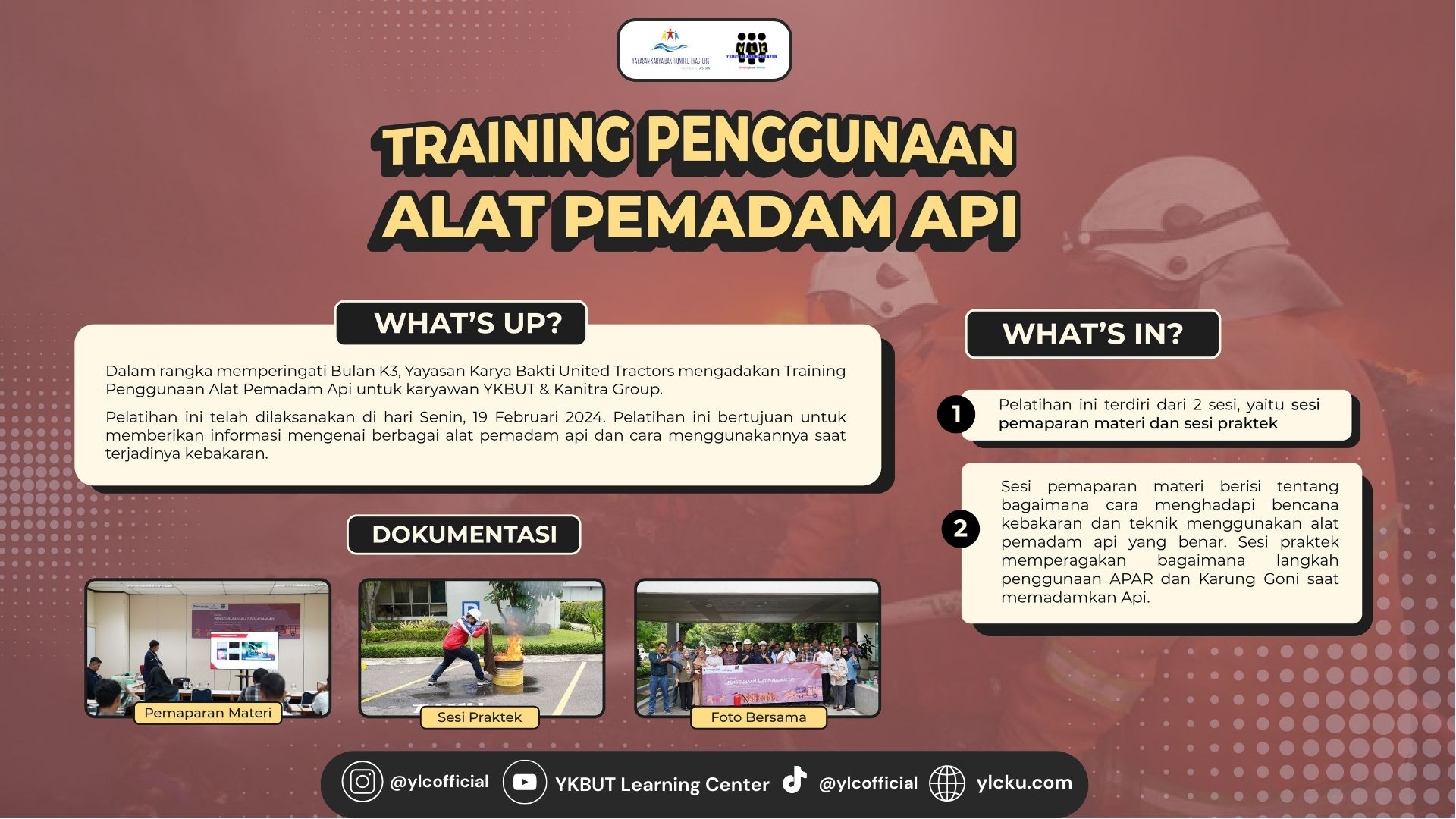 Training Penggunaan Alat Pemadam Api | YLC